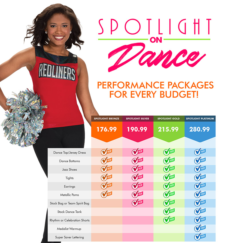 CC Dancewear Spotlight Uniform Packages