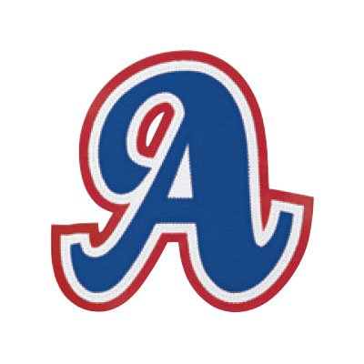 3 Color Tackle Twill Single Script Letter (TSLWCP3)