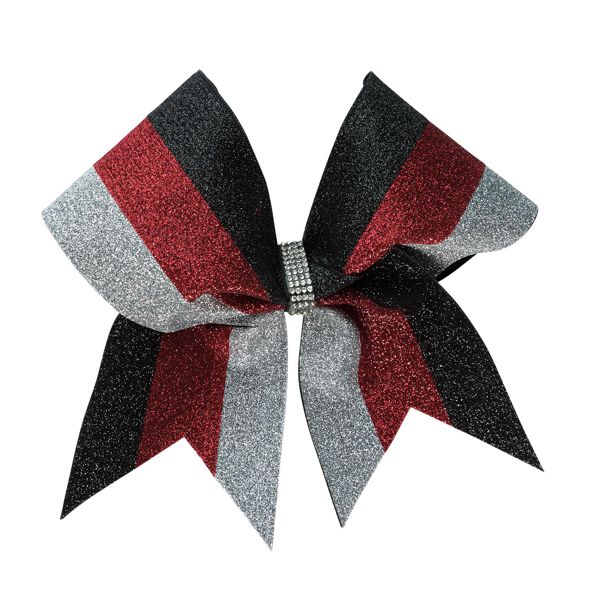 Extra Large Glitter Stripe Bow
