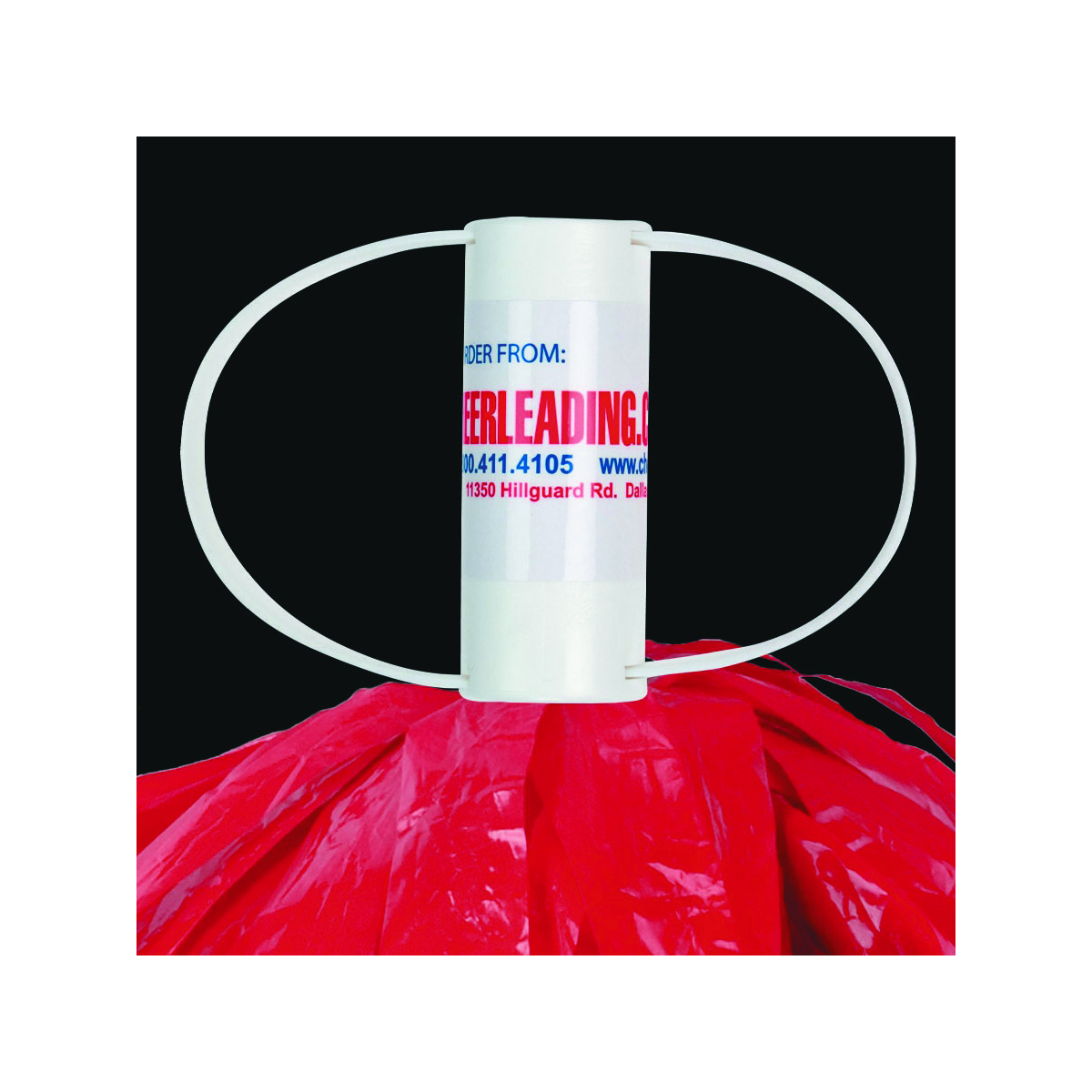 Solid Color Metallic Show Pom