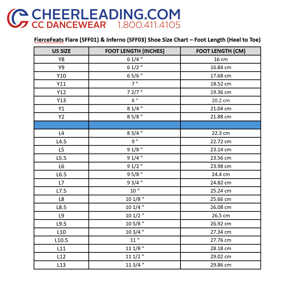 Fierce Feats Inferno Cheer Shoe